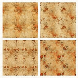 Vintage Distressed Papers Pattern Seamless Digital Papers - Printable ...