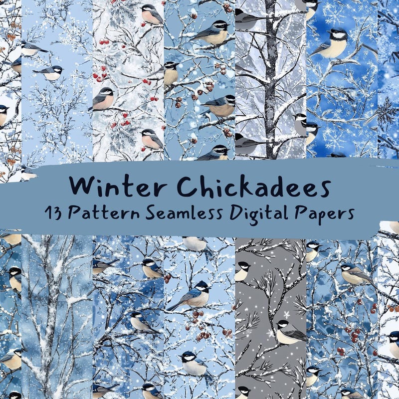 Chickadee Pattern - Etsy