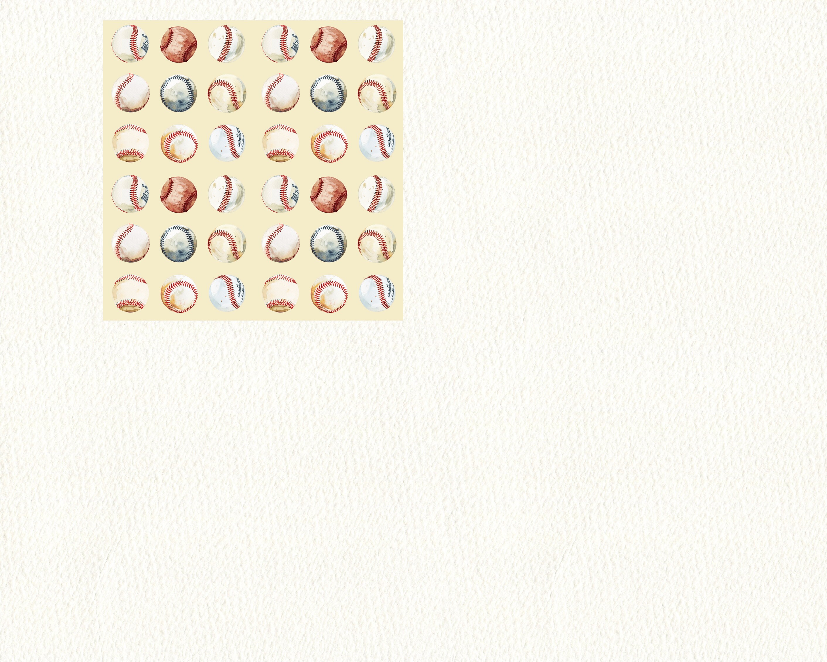 1980's Vintage Baseball Pattern Seamless Digital Papers Printable ...