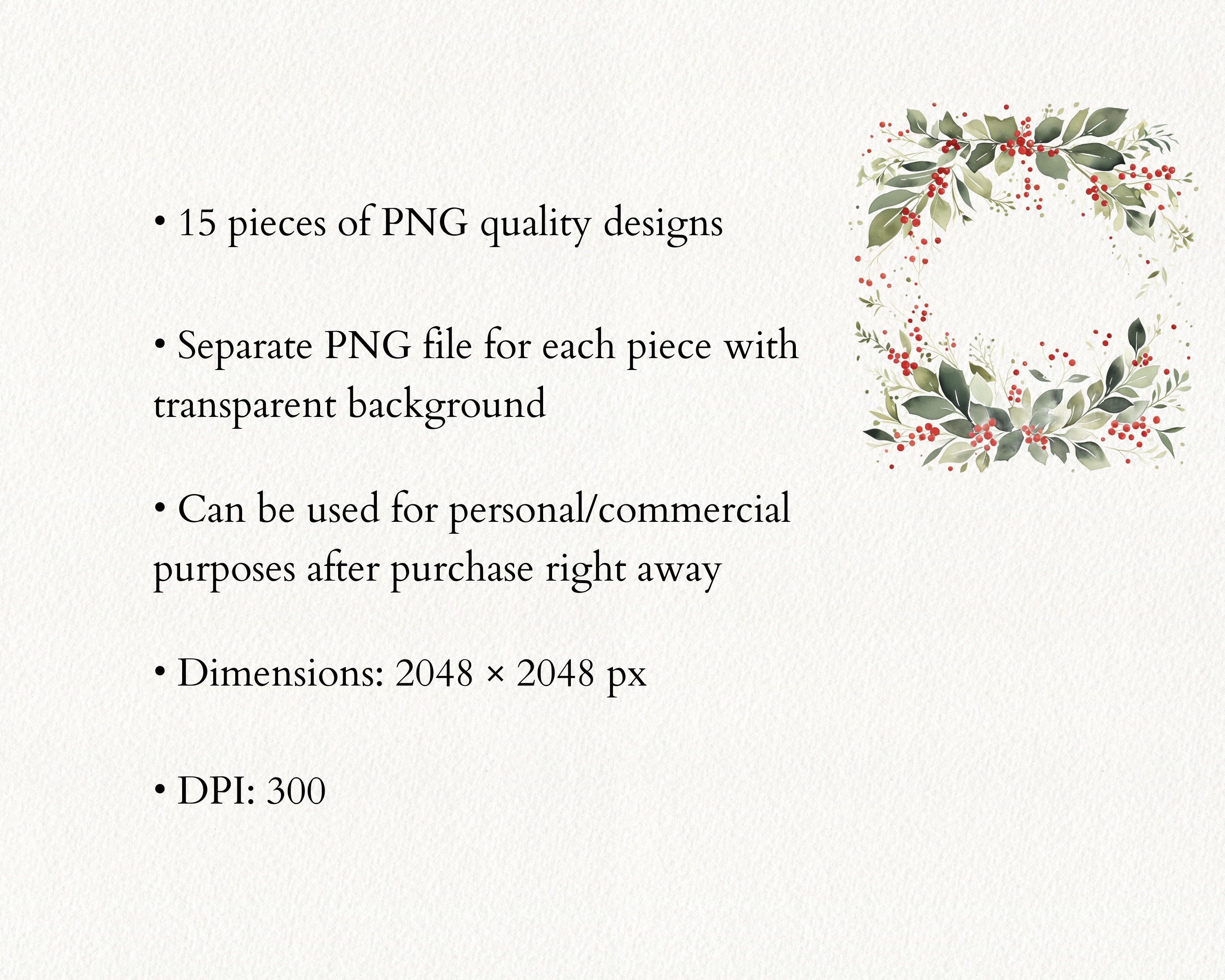 Christmas Clipart Printable Clipart, Png Format, Transparent Background ...