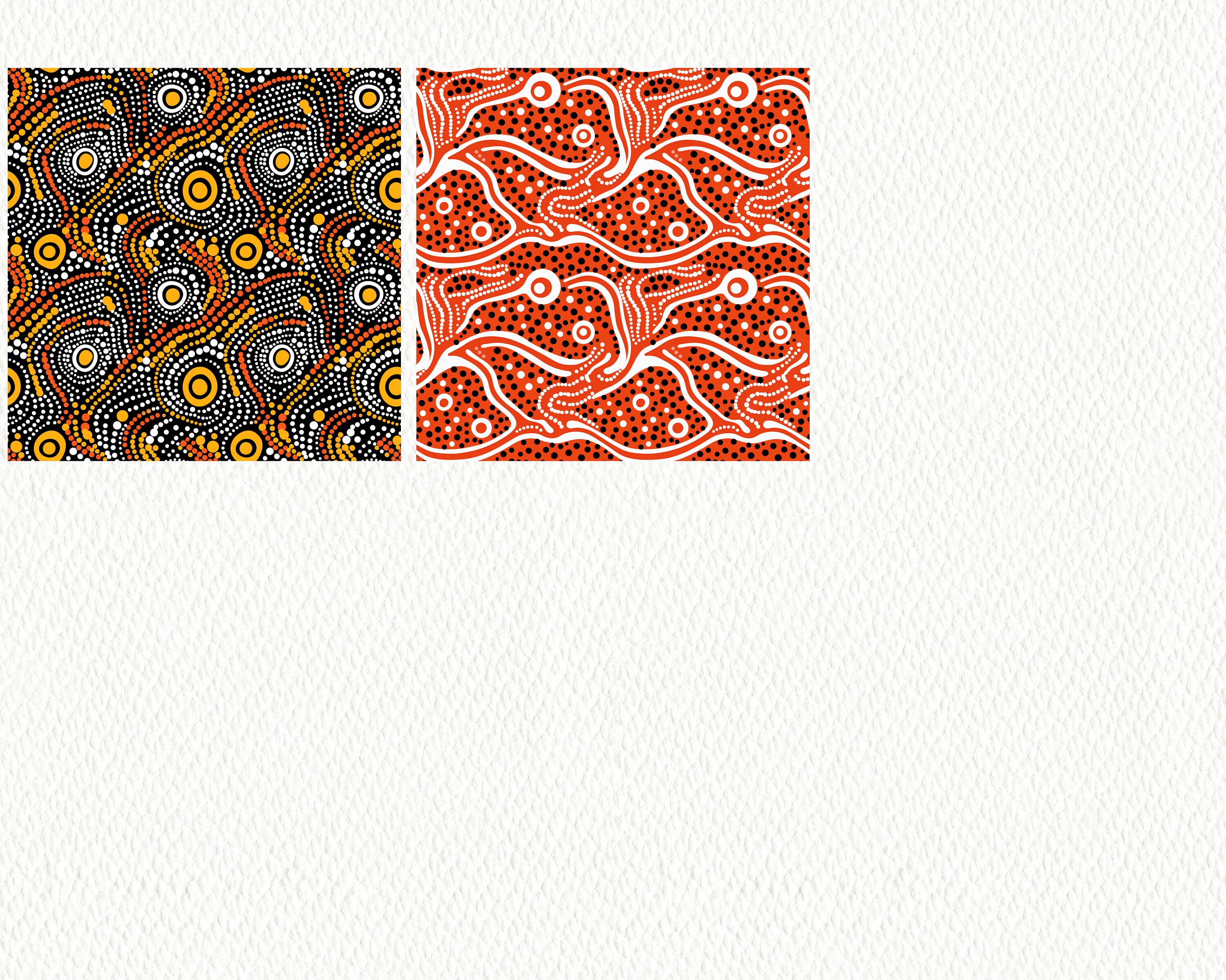 Aboriginal Dot Pattern Seamless Digital Papers - Tile Patterns ...