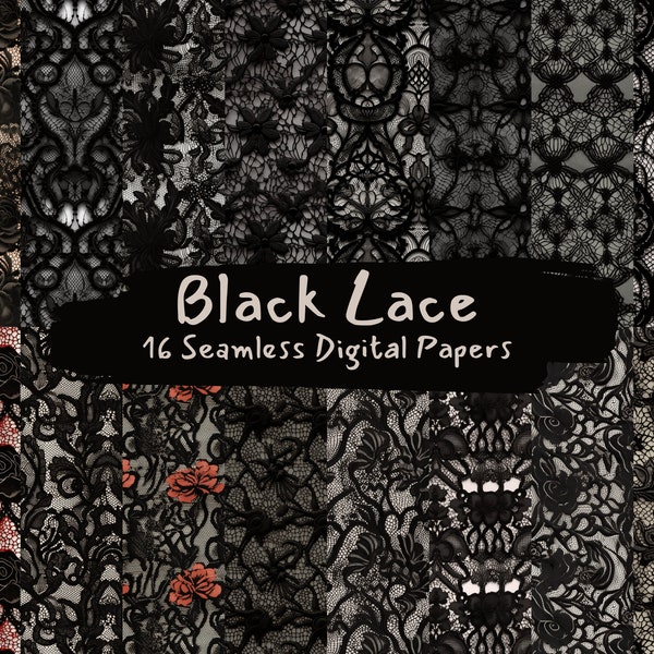 Lace Digital Paper - Etsy