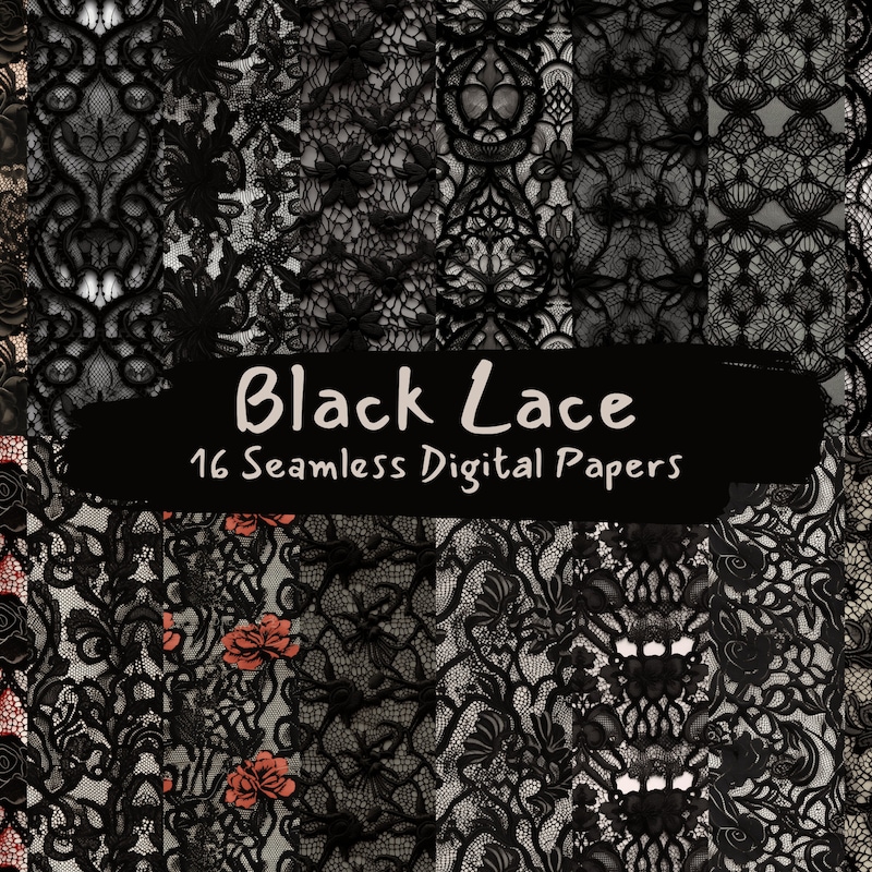 Black Lace - Etsy