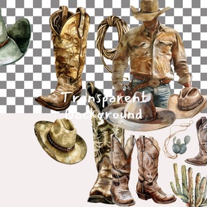 Texas Cowboy Ranch Printable Clipart, Png Format, Transparent ...