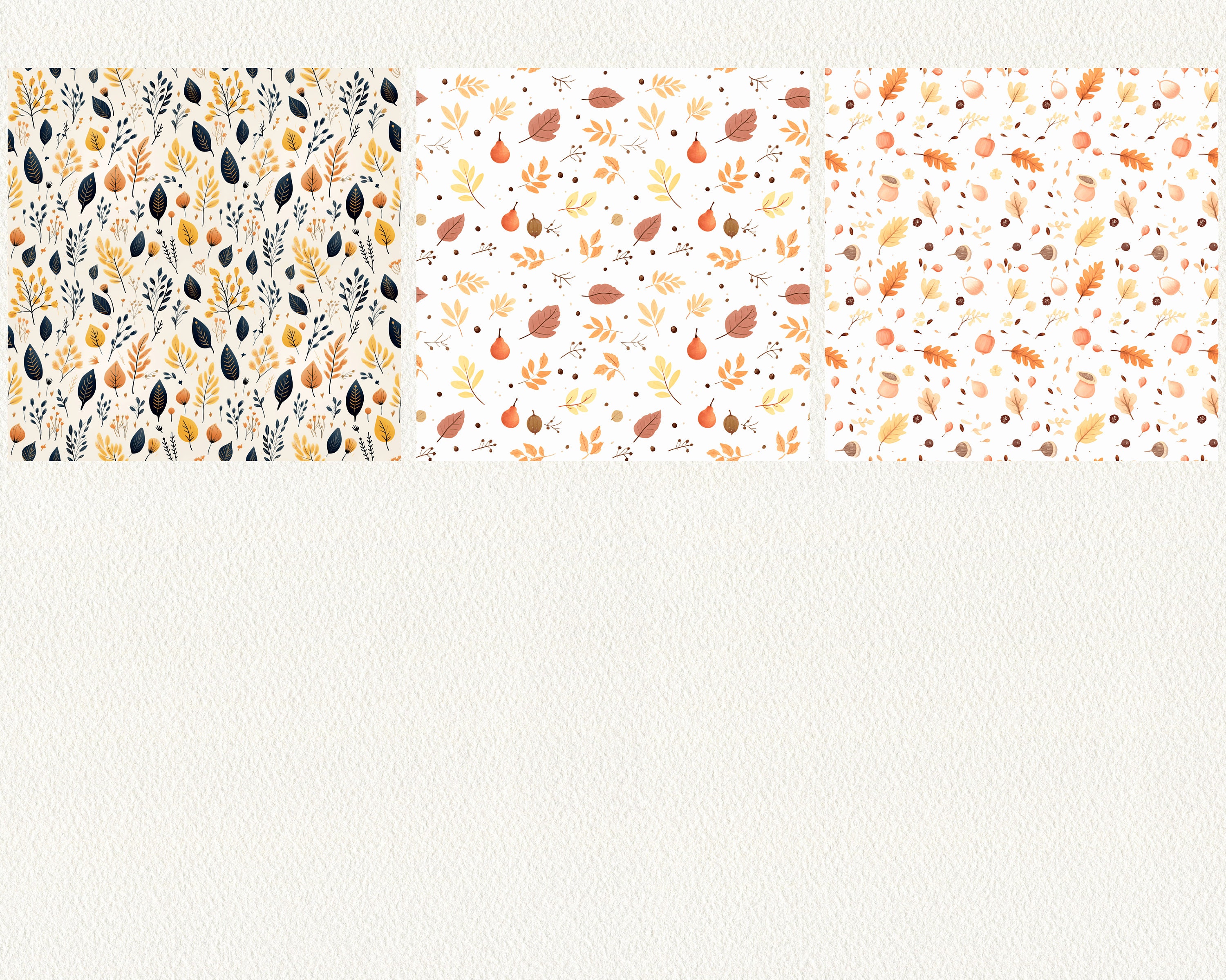 Autumn Season Pattern Seamless Printable Patterns, Instant Download ...
