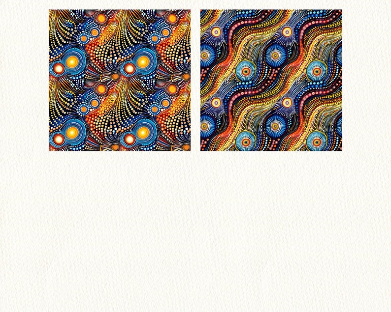 Australian Aboriginal Pattern Seamless Digital Papers Printable ...