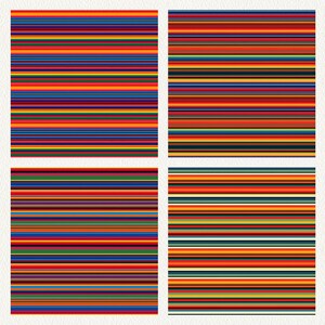 Mexican Serape Stripes Pattern Seamless Digital Papers - Printable ...