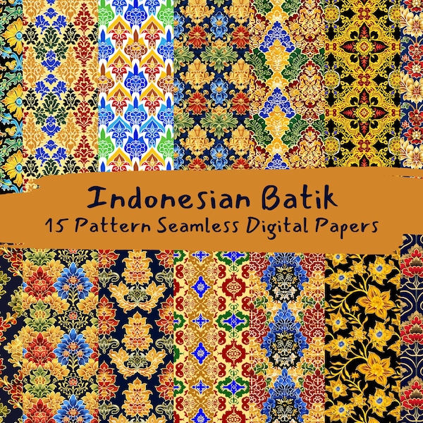 Batik Patterns - Etsy