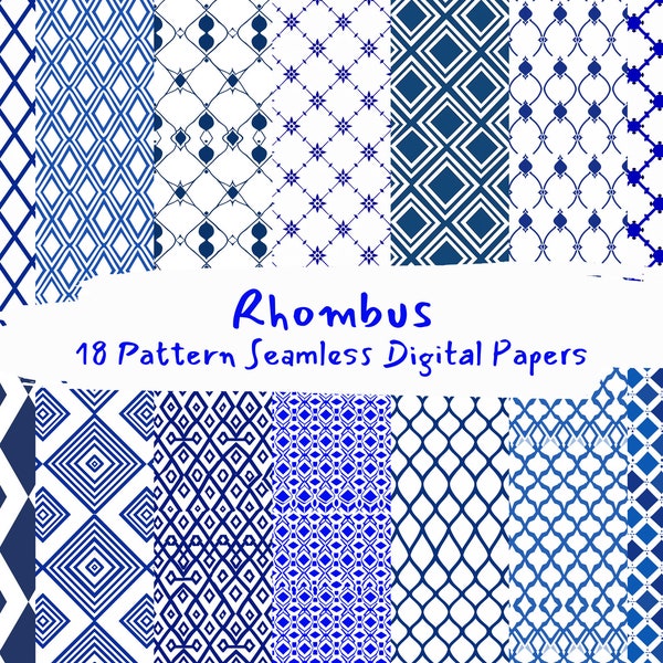 Rhombus Pattern - Etsy