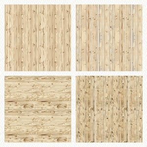 Pine Wood Texture Pattern Seamless Digital Papers Printable Scrapbook ...
