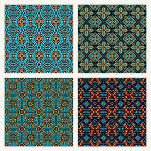 Shipibo Pattern Seamless Digital Papers - Tile Patterns Printable ...