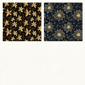 Luxury Gold Pattern Seamless Digital Papers - Tile Patterns Printable ...