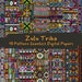 Zulu Triba Pattern Seamless Digital Papers Printable Scrapbook Paper ...