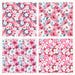Pink White Flowers Pattern Seamless Digital Papers - Printable ...