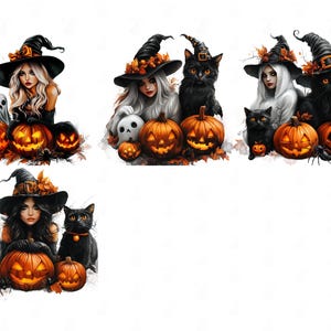 Halloween Witch Ghost Printable Clipart, Png Format, Transparent ...