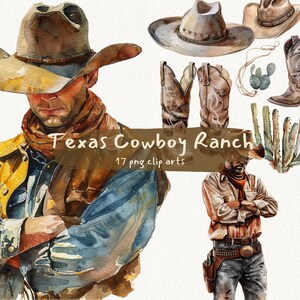 Texas Cowboy Ranch Printable Clipart, Png Format, Transparent ...