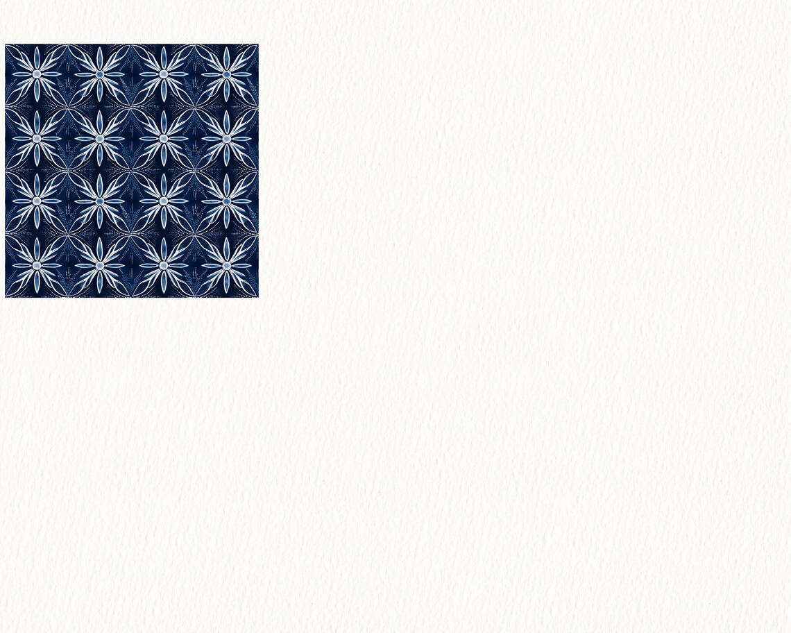 Nigeria Adire Pattern Seamless Digital Papers - Tile Patterns Printable ...
