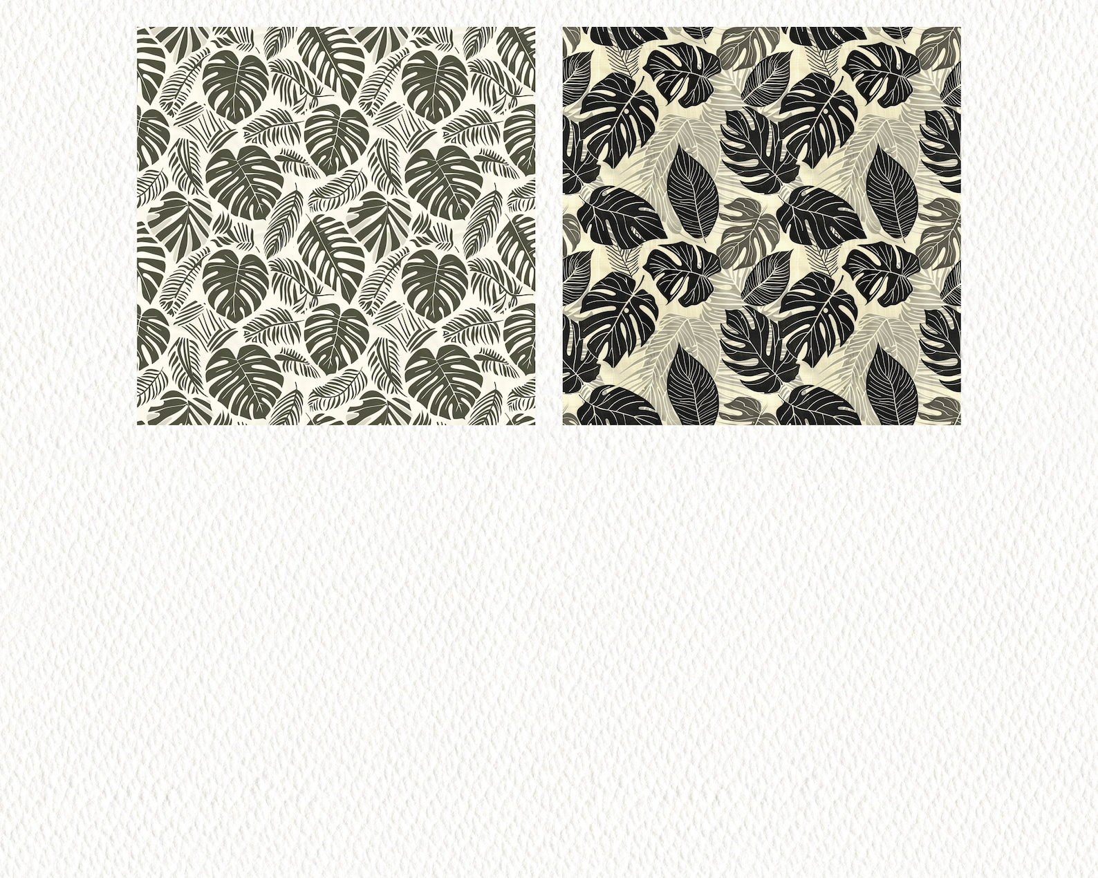 Polynesian Tapa Leaf Pattern Seamless Digital Papers - Printable ...