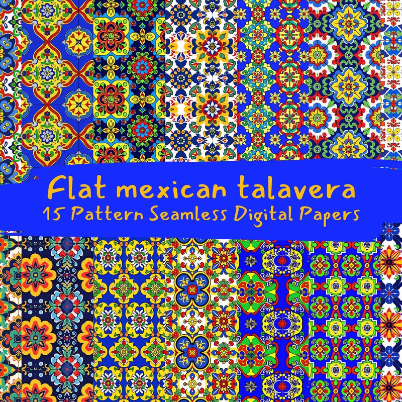 Talavera Stencil - Etsy