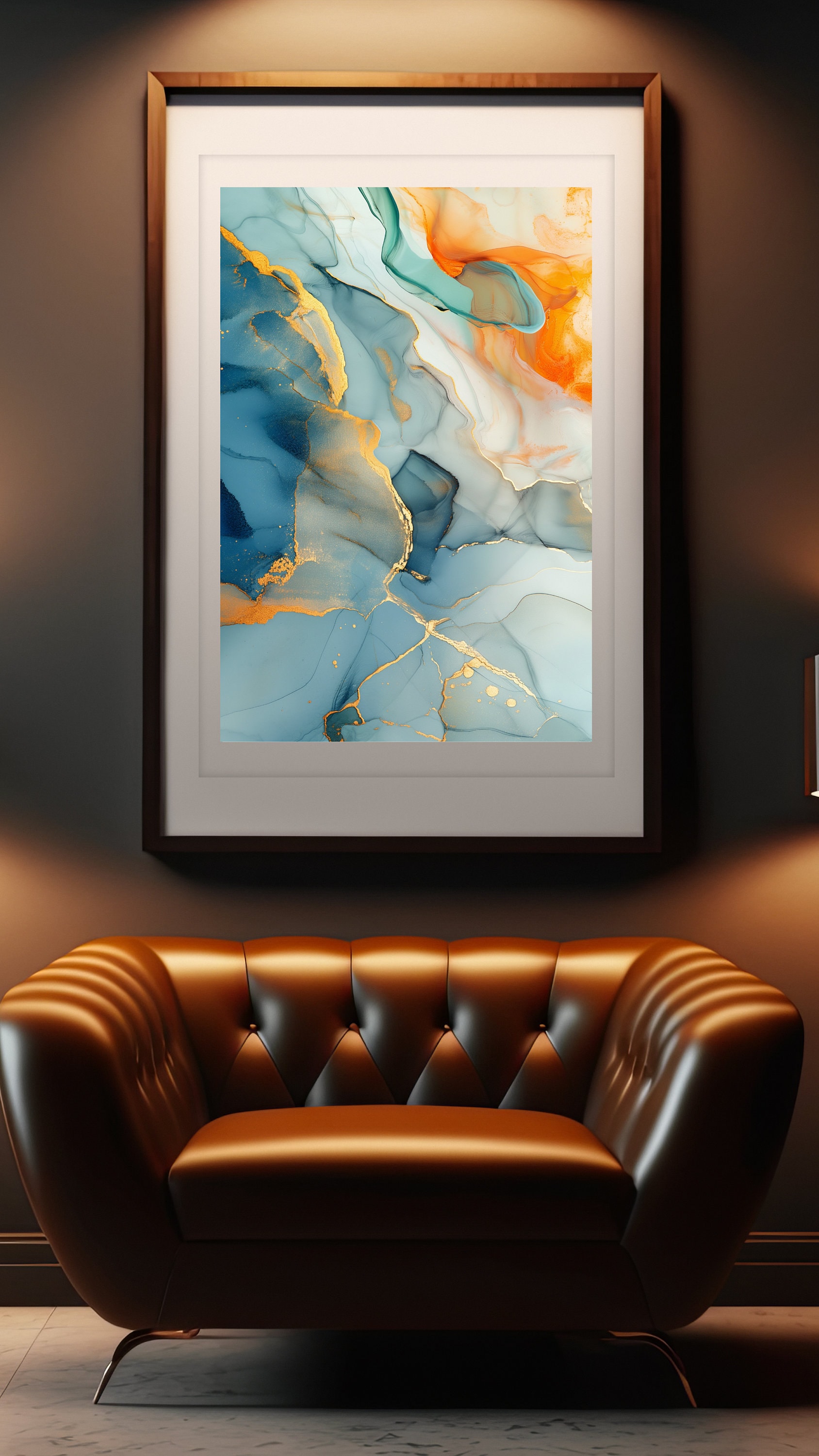 Luxurious Marbled Elegance Abstract Art - Stunning Printable Download ...
