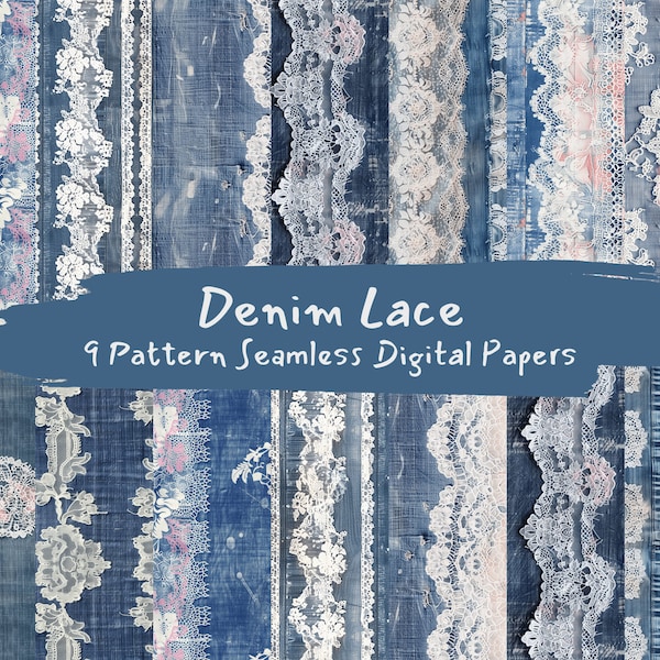 Denim and Lace - Etsy