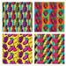 Fruit Pop Art Pattern Seamless Digital Papers - Printable Scrapbook ...
