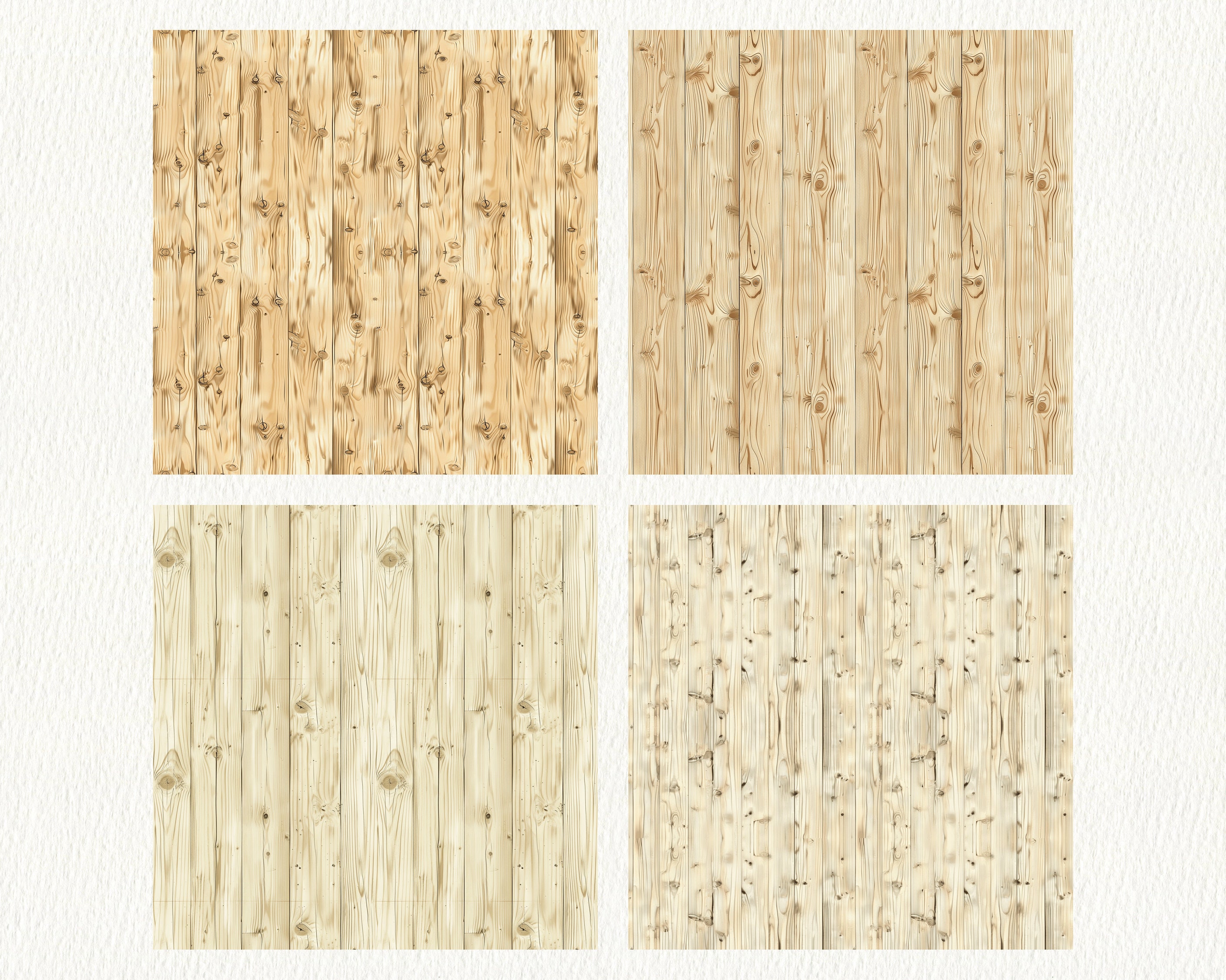 Pine Wood Texture Pattern Seamless Digital Papers - Printable Scrapbook ...