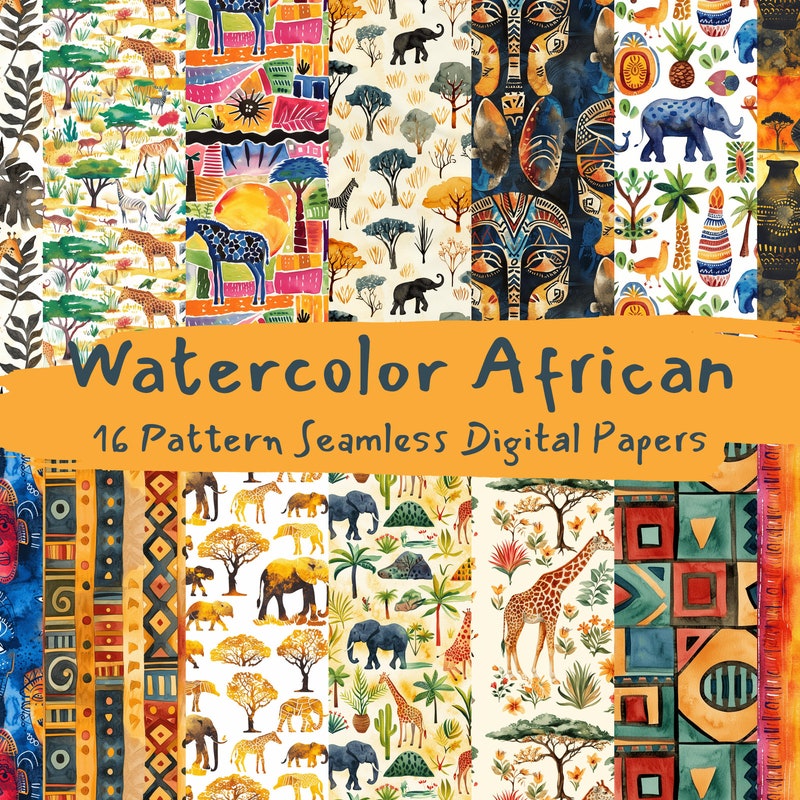 Wallpaper African Theme - Etsy UK