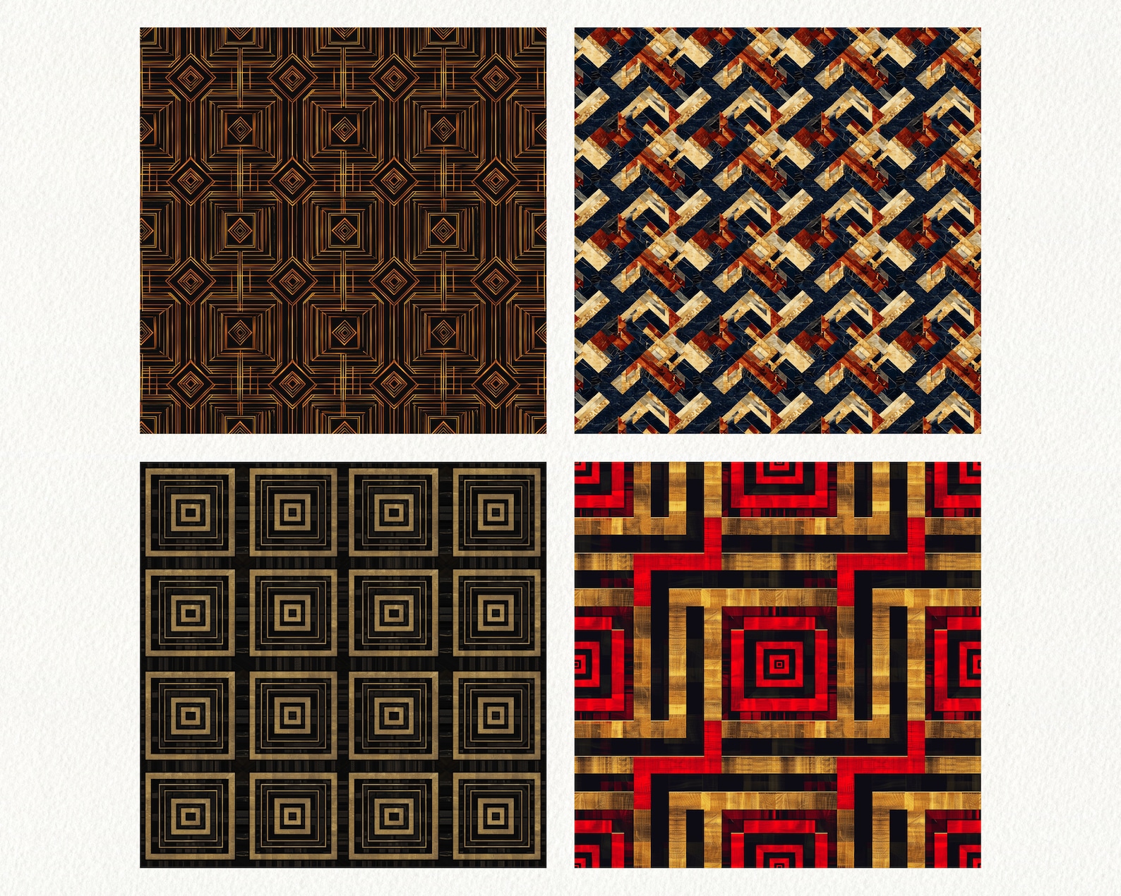 Casino Carpet Pattern Seamless Digital Papers - Printable Scrapbook ...