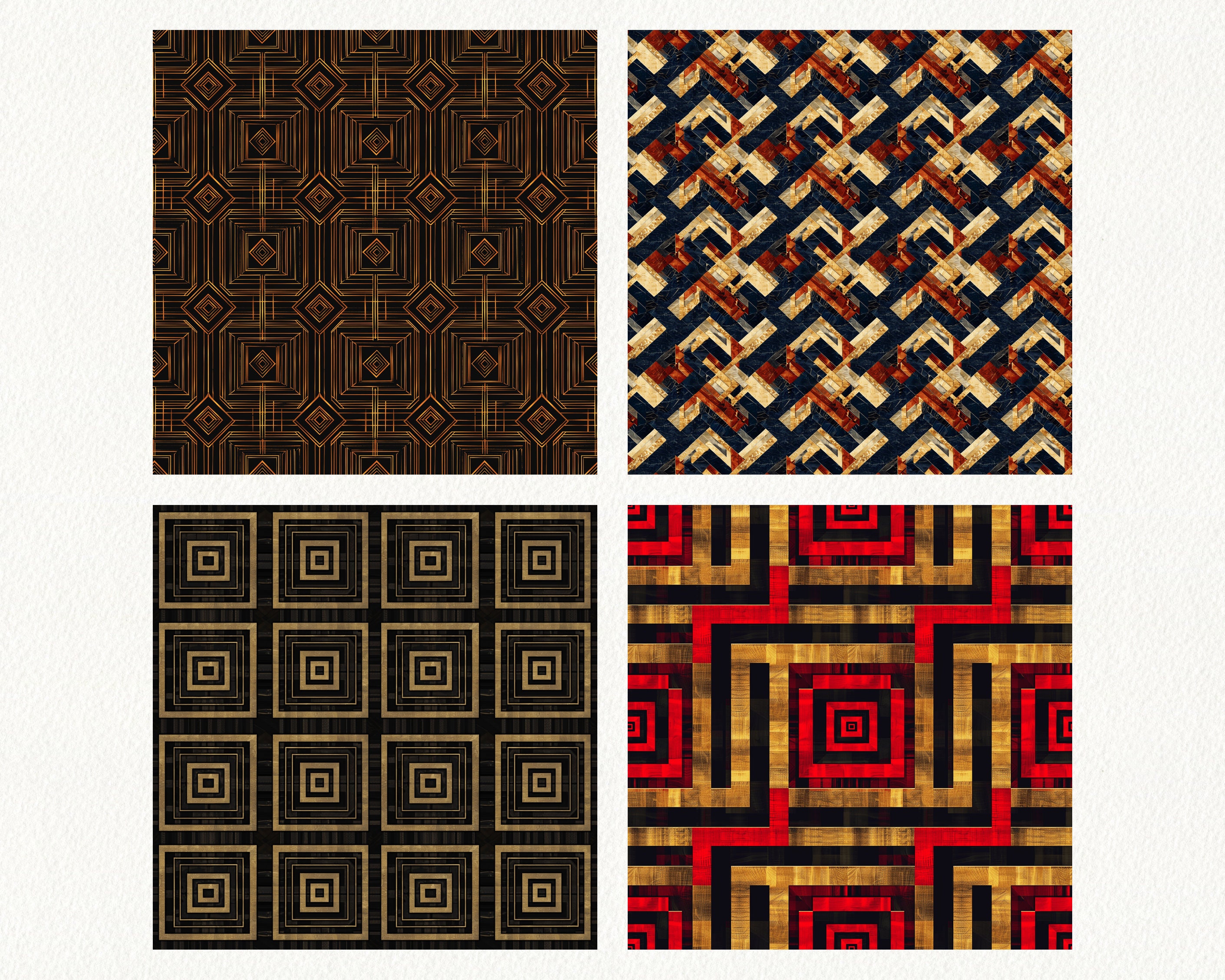 Casino Carpet Pattern Seamless Digital Papers - Printable Scrapbook ...