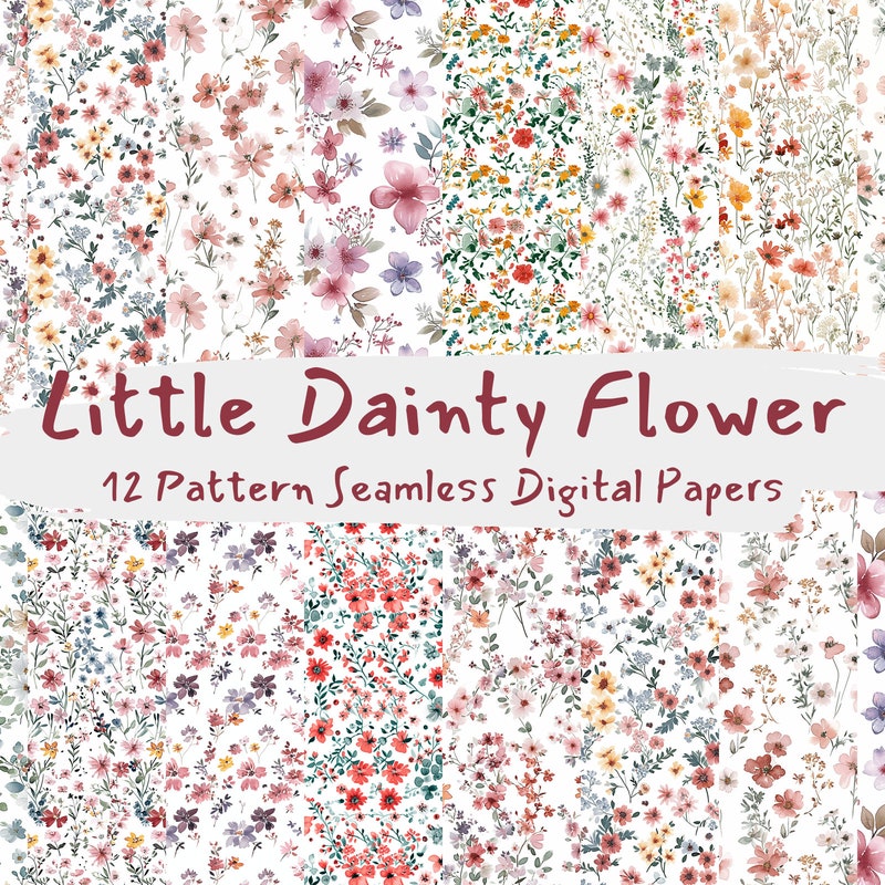 Tiny Print Wallpaper - Etsy