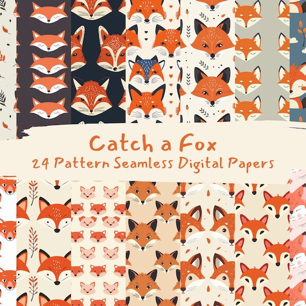 Fox Scrapbook - Etsy