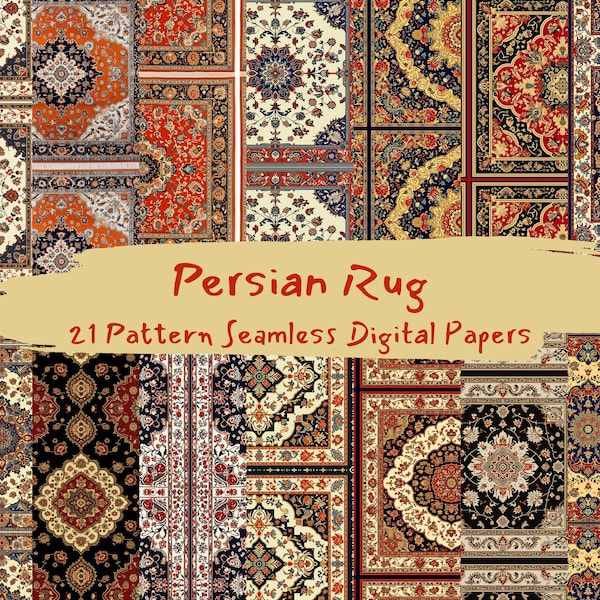 Persian Rugs - Etsy
