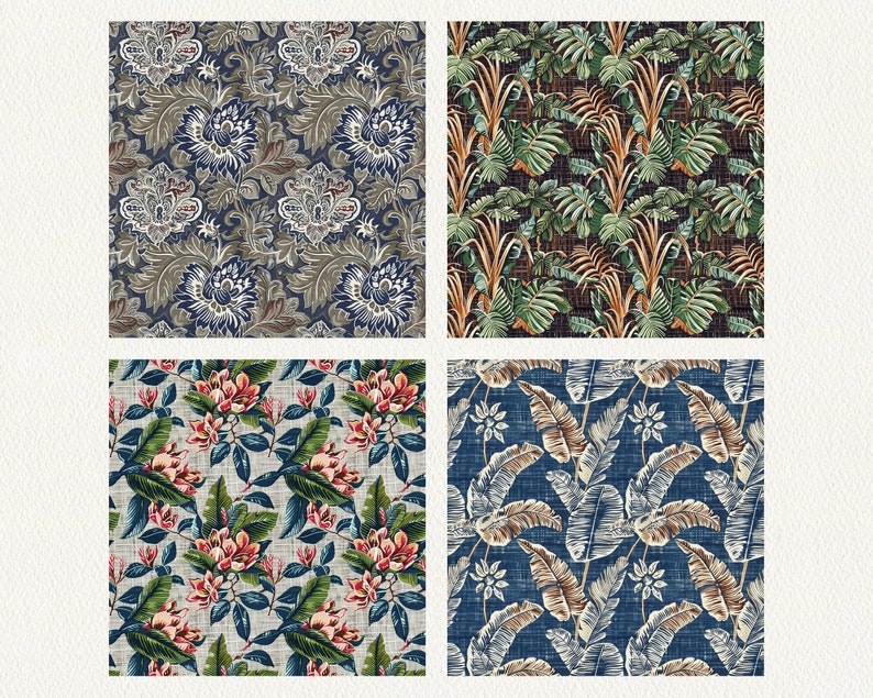 Zanzibar Linen Pattern Seamless Digital Papers Printable Scrapbook ...