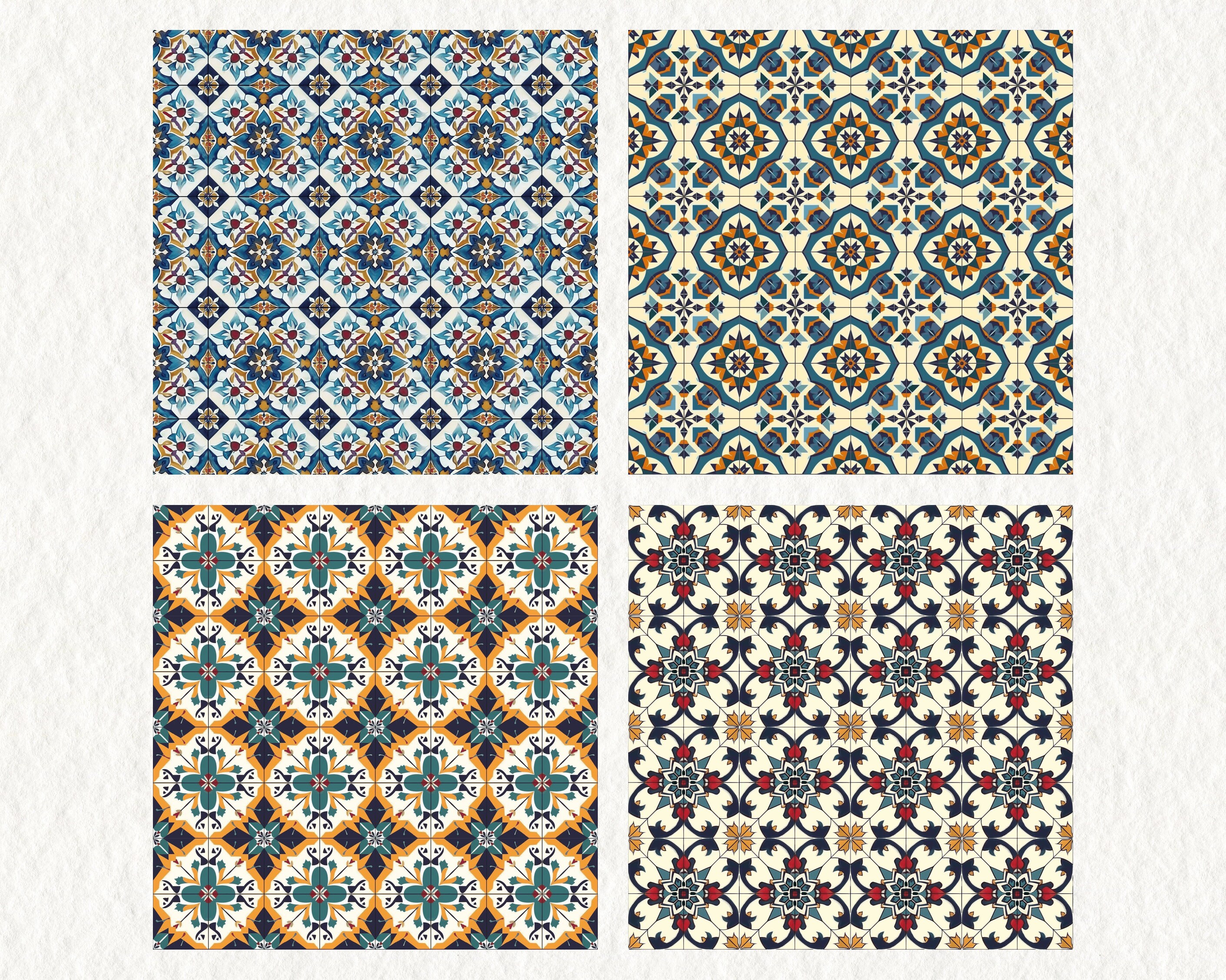 Traditional Palestinian Pattern Seamless Digital Papers - Printable ...