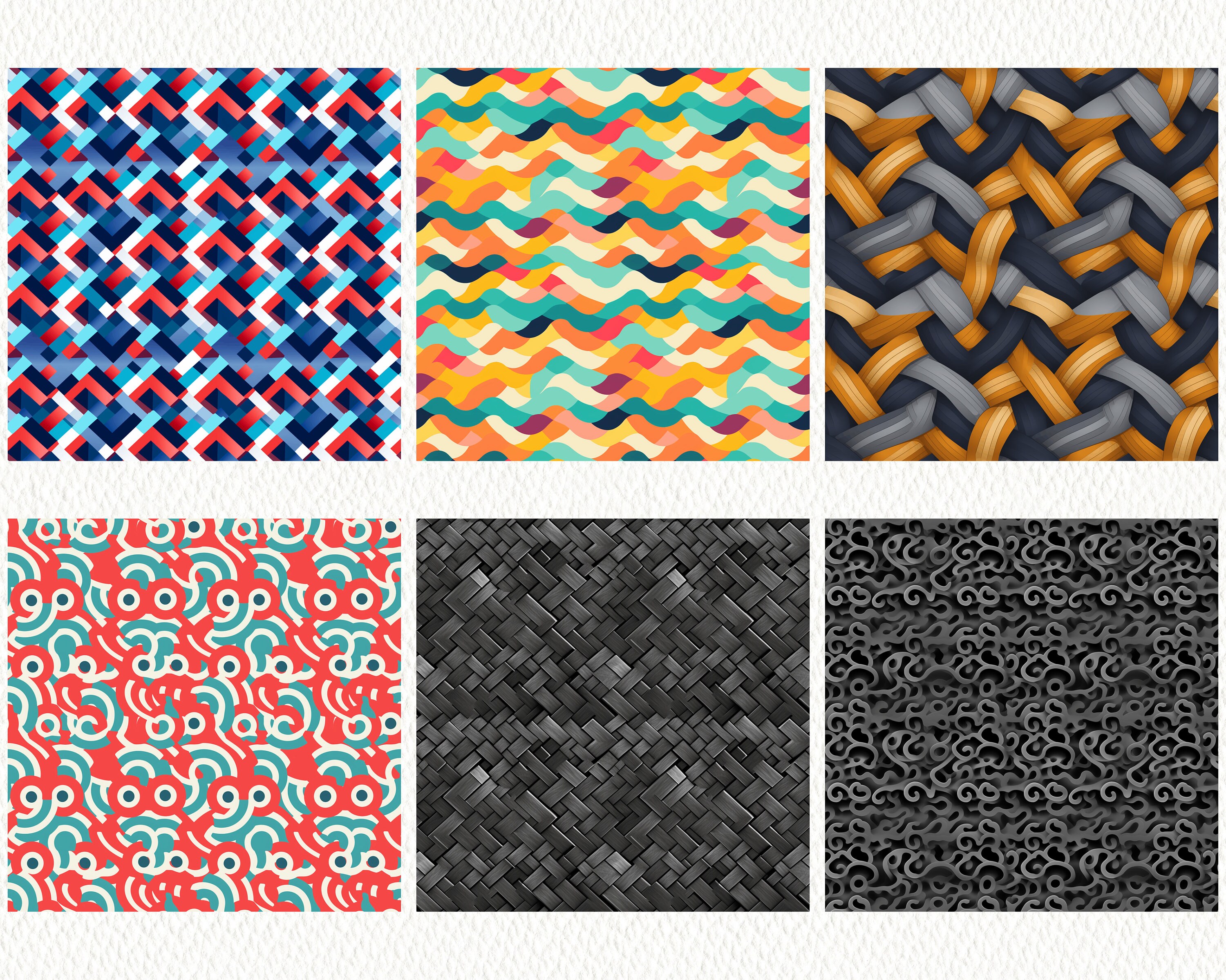 Composite Overlay Pattern Seamless Digital Papers Seamless Tile ...