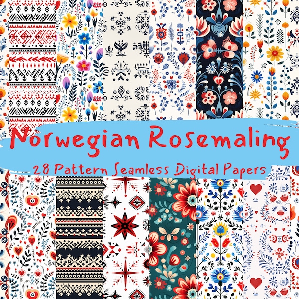 Rosemaling Patterns - Etsy