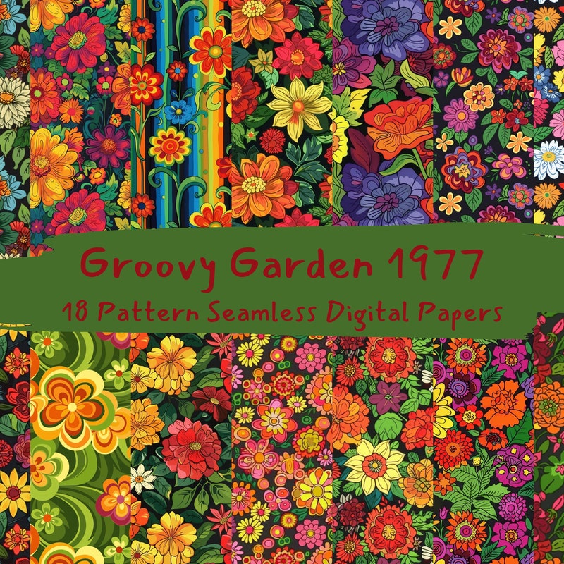 Groovy Garden - Etsy