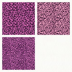 Pink Leopard Pattern Seamless Digital Papers - Printable Scrapbook ...