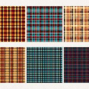 Scottish Tartan Pattern Seamless Digital Papers - Tile Patterns ...