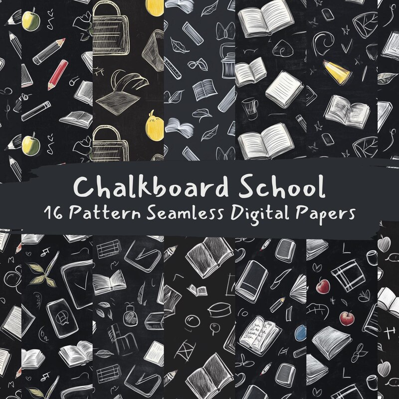 Chalkboard Pattern - Etsy