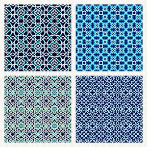Islamic Geometric Pattern Seamless Digital Papers - Printable Scrapbook ...