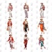 Spanish Fashion People Digital Clipart Bundle in PNG Format Transparent ...