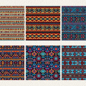 Peruvian Textiles Pattern Seamless Digital Papers - Tile Patterns ...