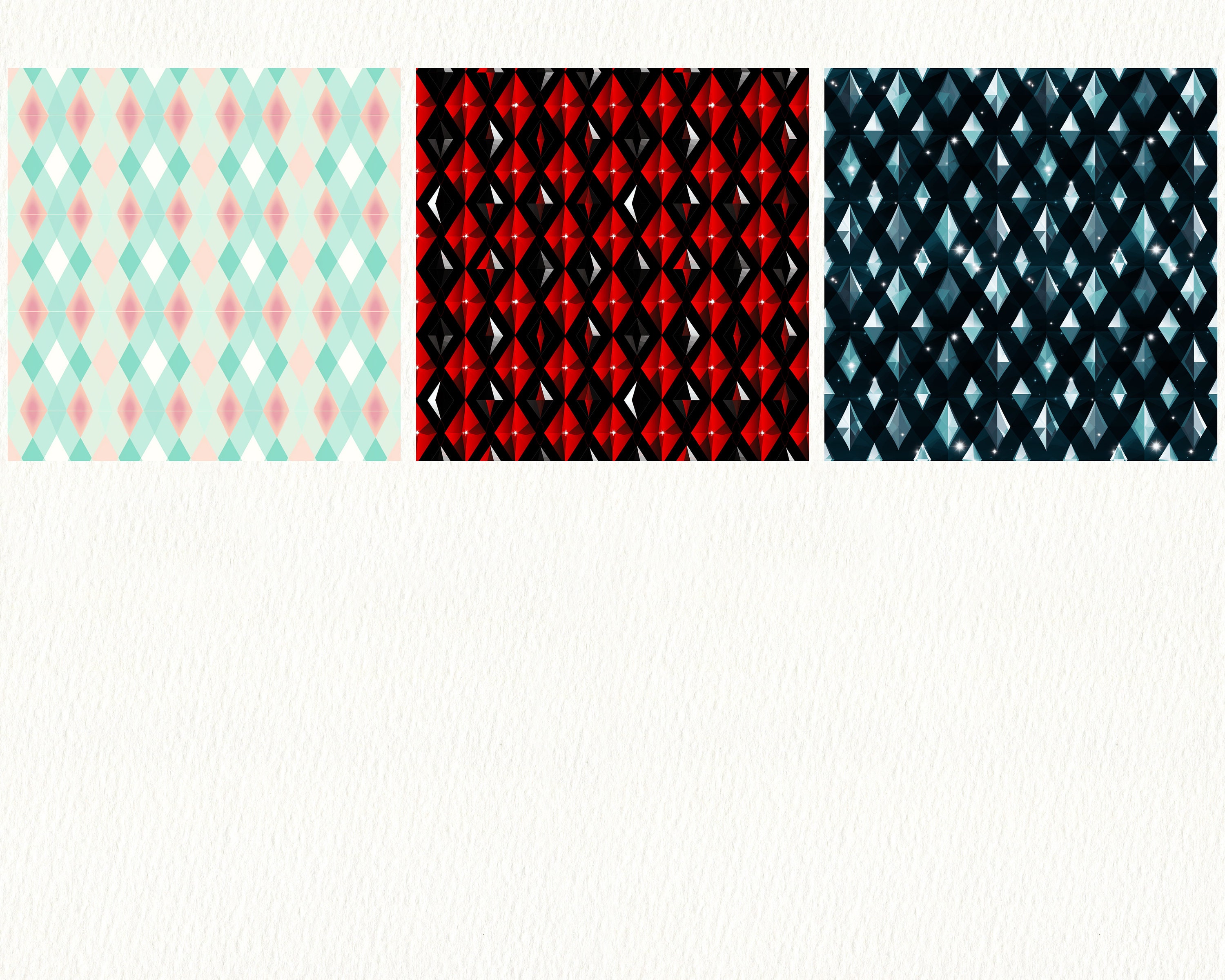 Diamond Pattern Digital Papers Seamless Tile Patterns - Etsy