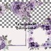 Lilac Borders Printable Clipart, Png Format, Transparent Background ...