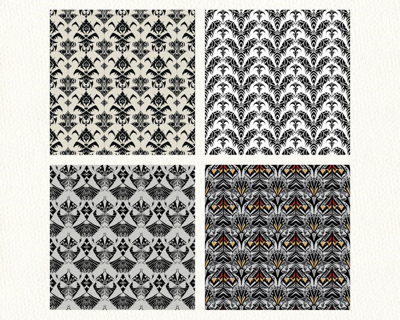 Maori Arrow Pattern Seamless Digital Papers Printable Scrapbook Paper ...