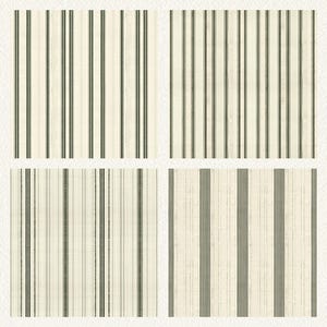 Sage Green Stripe Pattern Seamless Digital Papers - Printable Scrapbook ...