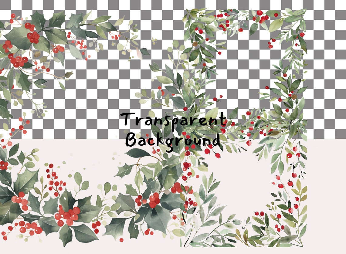 Christmas Clipart Printable Clipart, Png Format, Transparent Background ...
