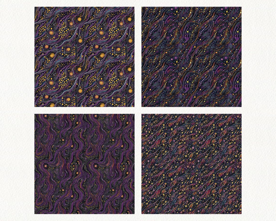 Aboriginal Spirit Dreaming Pattern Seamless Digital Papers - Printable ...